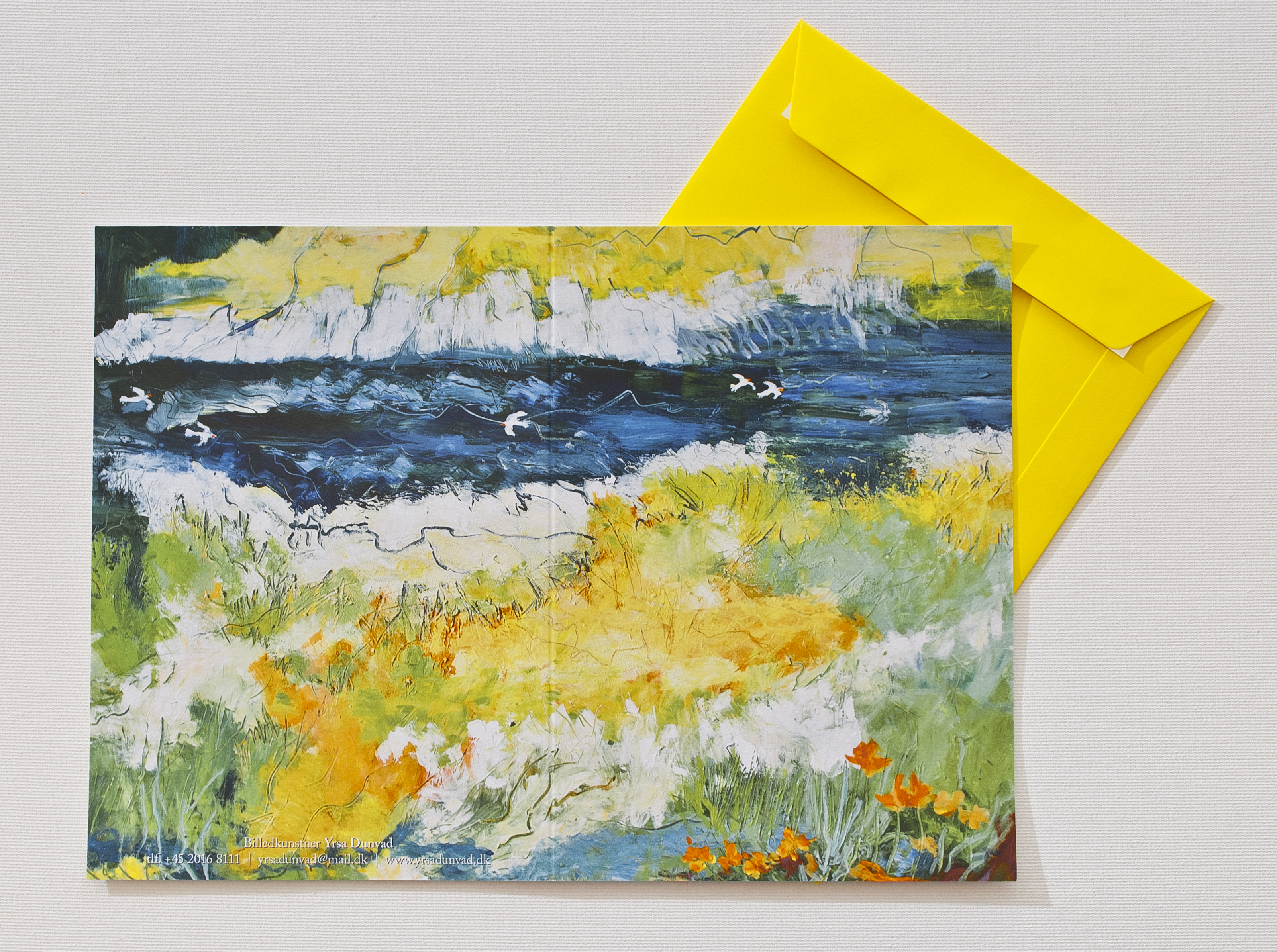 Kunstkort A4 (foldes til A5) – 5972 – Yrsa Dunvad