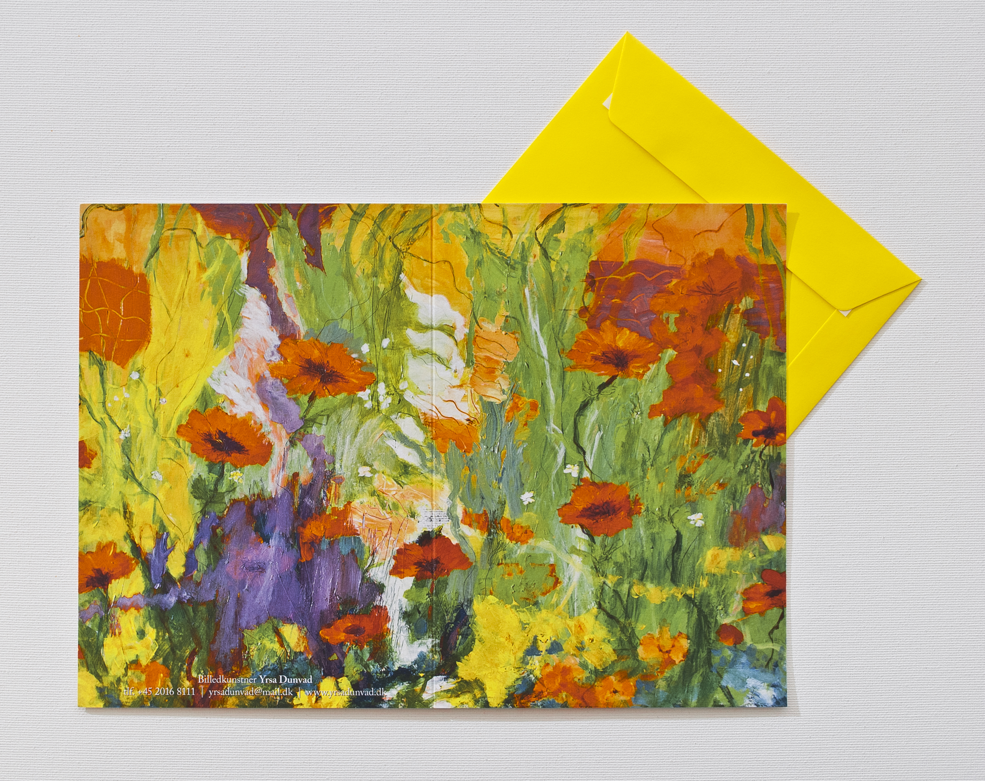 Kunstkort A4 (foldes til A5) – 5980 – Yrsa Dunvad